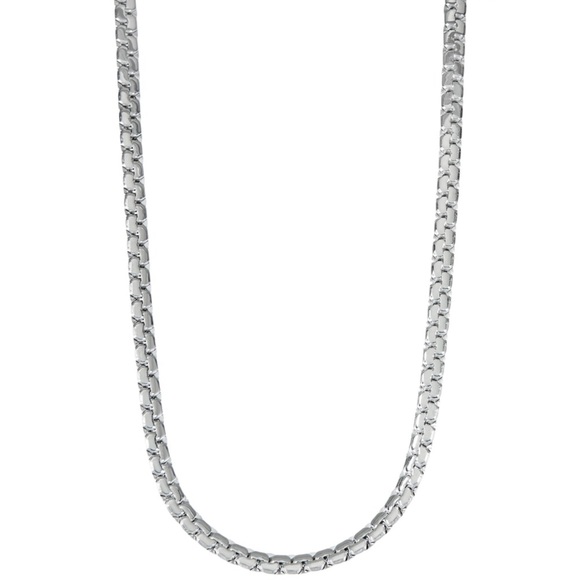 Blackjack | Accessories | Mens Stainless Steel Flat Box Chain 24 | Poshmark